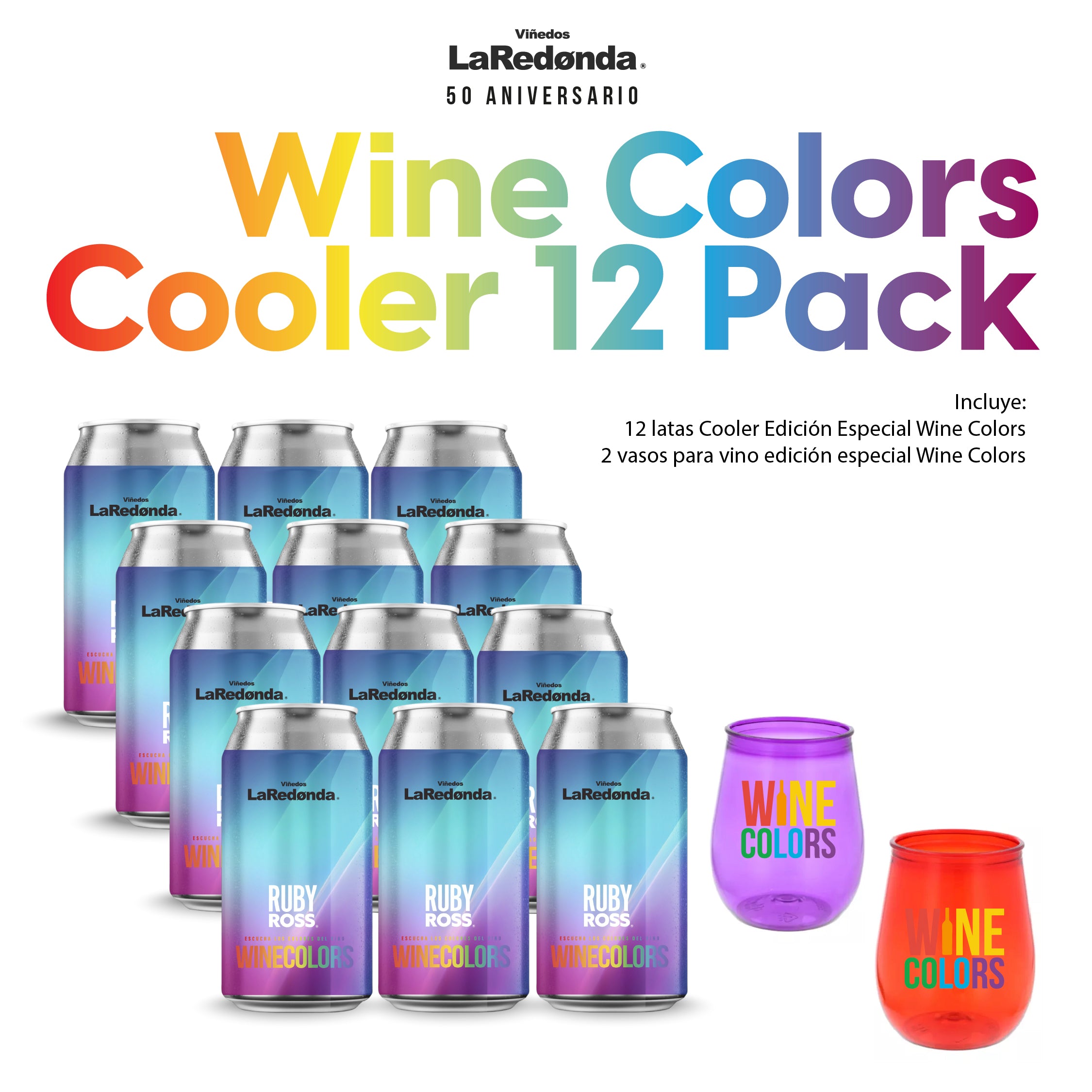 Wine Colors Cooler 12 Pack